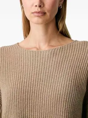 Marc O'polo Ribbed-knit Boat-neck Sweater