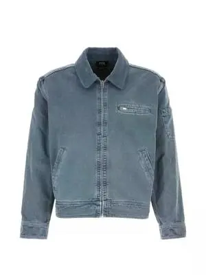 A.p.c. Alexis Zip-up Jacket - Blue