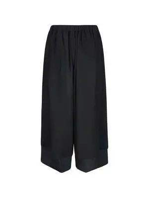 Comme Des Garçons Layered Wide-leg Trousers