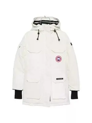 Canada Goose Hooded Logo-patch Coat