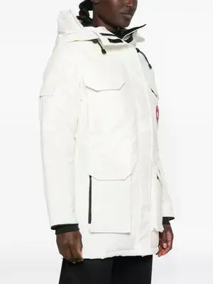 Canada Goose Hooded Logo-patch Coat
