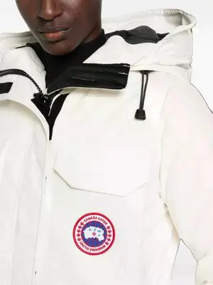 Canada Goose Hooded Logo-patch Coat