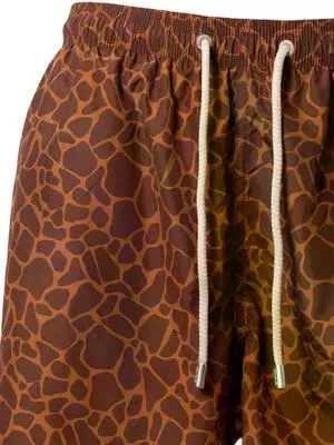 MC2 SAINT BARTH Lighting Giraffe-print Swim Shorts