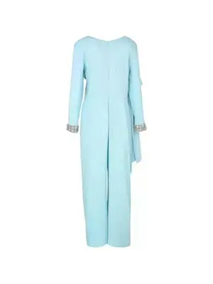 LOODYANA Draped Panel Jumpsuit