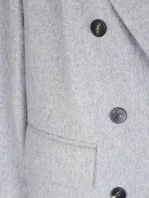 Alberto Biani Double-breasted Virgin Wool Coat