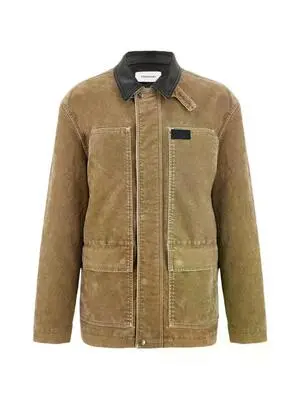 FERRAGAMO Utility Blouson With Leather Trim