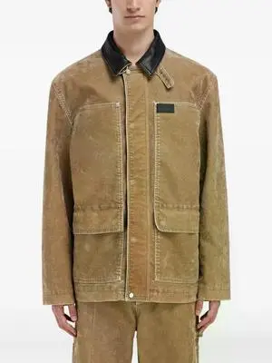 FERRAGAMO Utility Blouson With Leather Trim