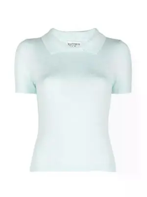 Matthew Bruch Collared Knit T-shirt