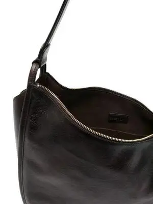 Orciani Grained Leather Shoulder Bag
