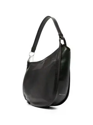 Orciani Grained Leather Shoulder Bag