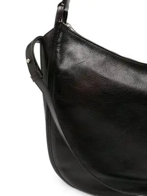 Orciani Grained Leather Shoulder Bag