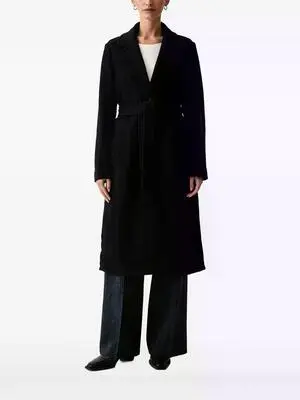 Marc O'polo Belted Single-breasted Coat - Blue