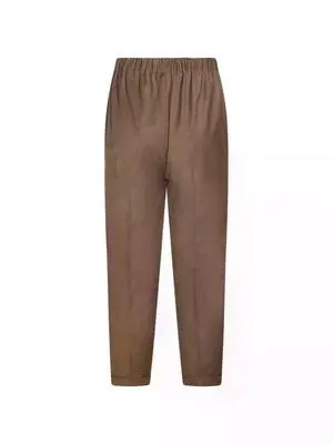 Antonelli Firenze Elasticated-waistband Turned-up-hem Trousers