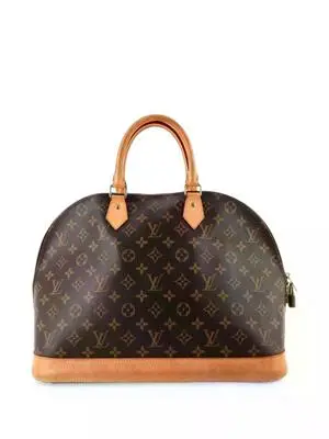 LOUIS VUITTON Alma Monogram Canvas Gm Satchel