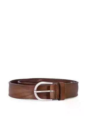 MANCINI 1979 Buckle-fastening Leather Belt - Brown