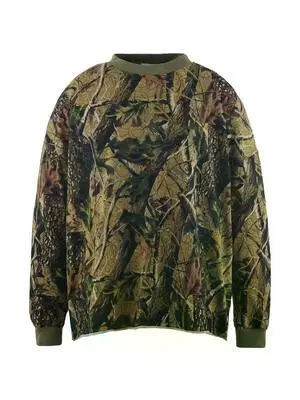 TAKASHI MURAKAMI Camo-print Long-sleeve T-shirt