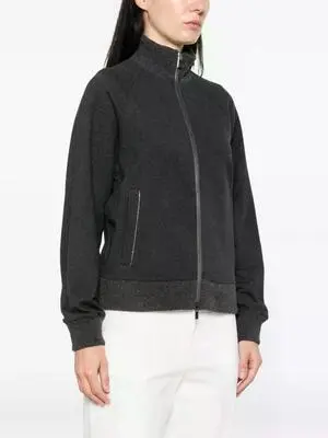 Peserico Zip-up Raglan Sweater