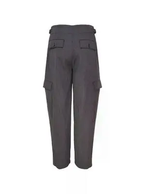 JIYONGKIM Pinstripe-print Cargo Pants