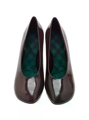 Burberry Baby Leather Heeled Pumps