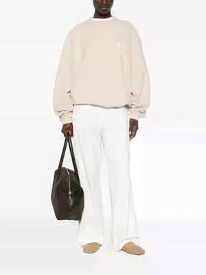 Jacquemus Logo-patch Drop-shoulder Sweater