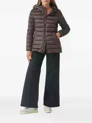 COLMAR Quilted Hooded Jacket - Brown