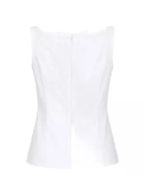 SHUSHU/TONG Ruffled-trim T-shirt