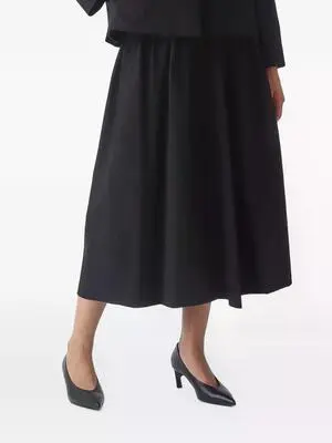 MEIMEIJ Pleated A-line Midi Skirt