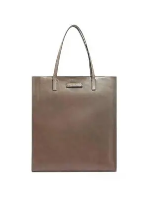 THE BRIDGE Mirra Leather Tote Bag - Grey