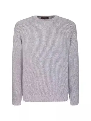 ZANONE Ribbed-knit Crew Neck Sweater