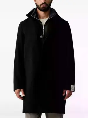 Marc O'polo Single-breasted Layered Coat - Black