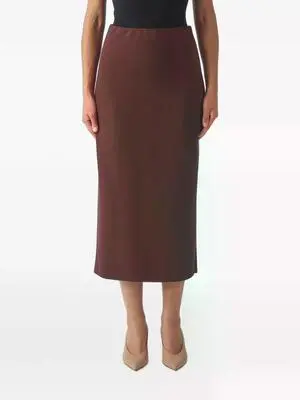 MEIMEIJ Elasticated Waistband Midi Skirt