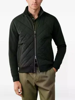 HACKETT  Quilted Zip-up Sweatshirt