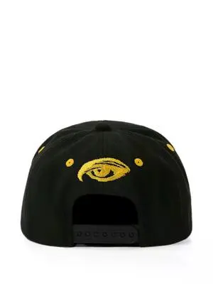 SAINT MXXXXXX Embroidered-logo Snapback Cap