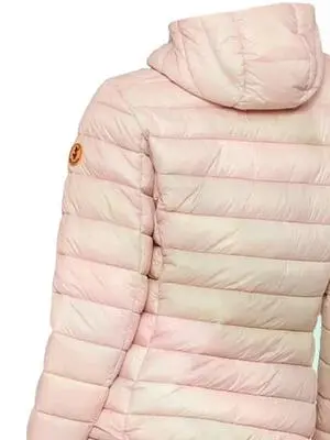 SAVE THE DUCK Quilted Hooded Jacket - Pink