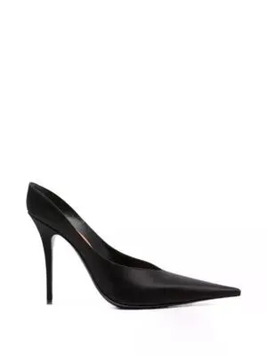 Amina Muaddi Anok Satin Pumps