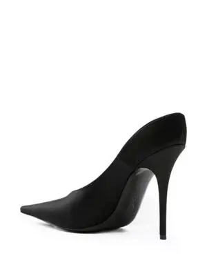 Amina Muaddi Anok Satin Pumps
