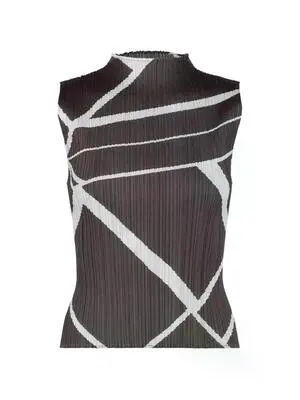 Issey Miyake Fold Line Top - Grey