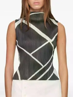 Issey Miyake Fold Line Top - Grey