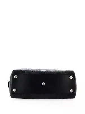 Gucci Gg Embossed Perforated Leather Medium Tote Bag