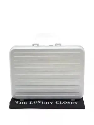 RIMOWA Attaché Grooved Briefcase - Silver