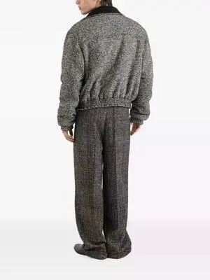 Dolce & Gabbana Chevron-pattern Bomber Jacket