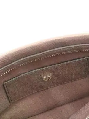FERRAGAMO Gancini Studded Clutch Bag