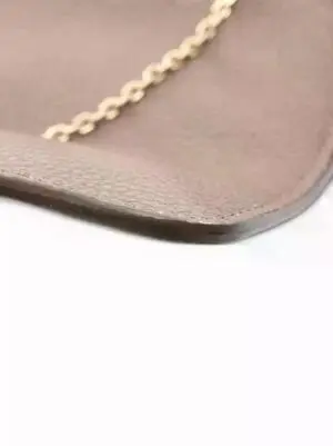 FERRAGAMO Gancini Studded Clutch Bag