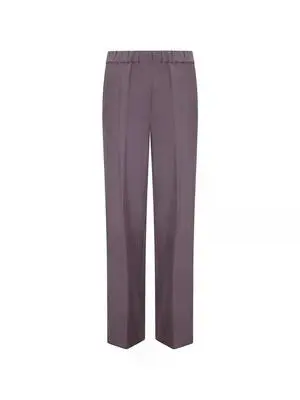 Alberto Biani Elasticated Pressed-crease Trousers