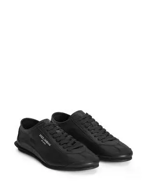 Dolce & Gabbana Calfskin Lace-up Sneakers - Black