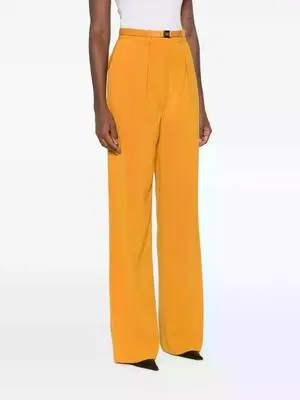 Elisabetta Franchi Belted Pleated-detail Trousers