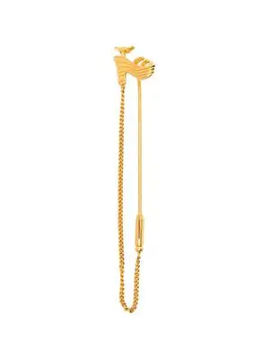 FERRAGAMO Chain Brooch - Gold