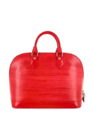 LOUIS VUITTON Alma Handbag Epi Leather Pm Satchel - Red