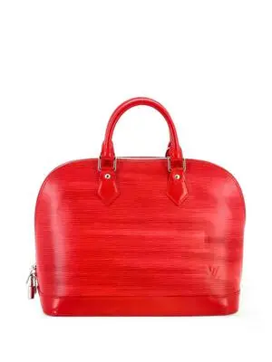 LOUIS VUITTON Alma Handbag Epi Leather Pm Satchel