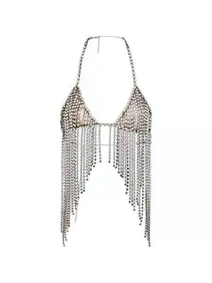 Stella McCartney Crystal Fringed Bra